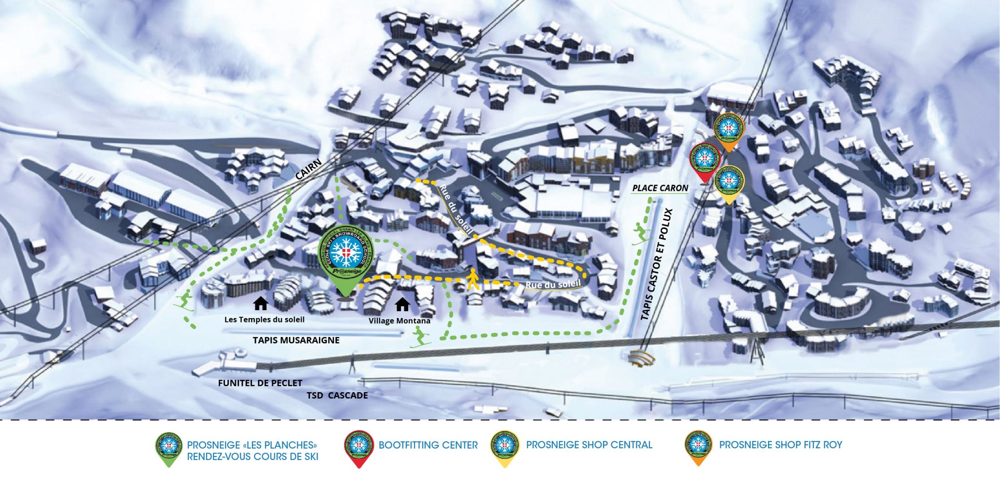 Arrival Guide Val Thorens | Team - Map - Lesson Info - Rental